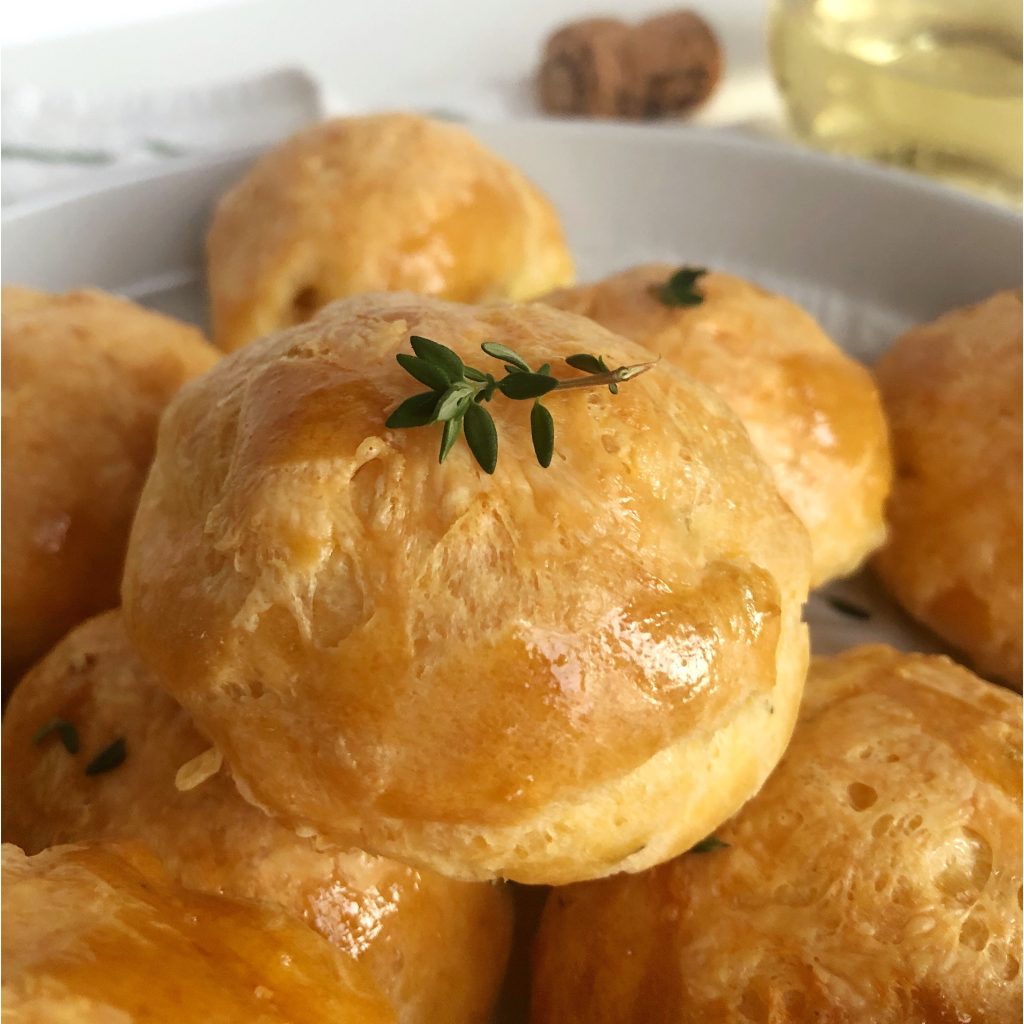 Cheese & Thyme Gougères - Season & Serve